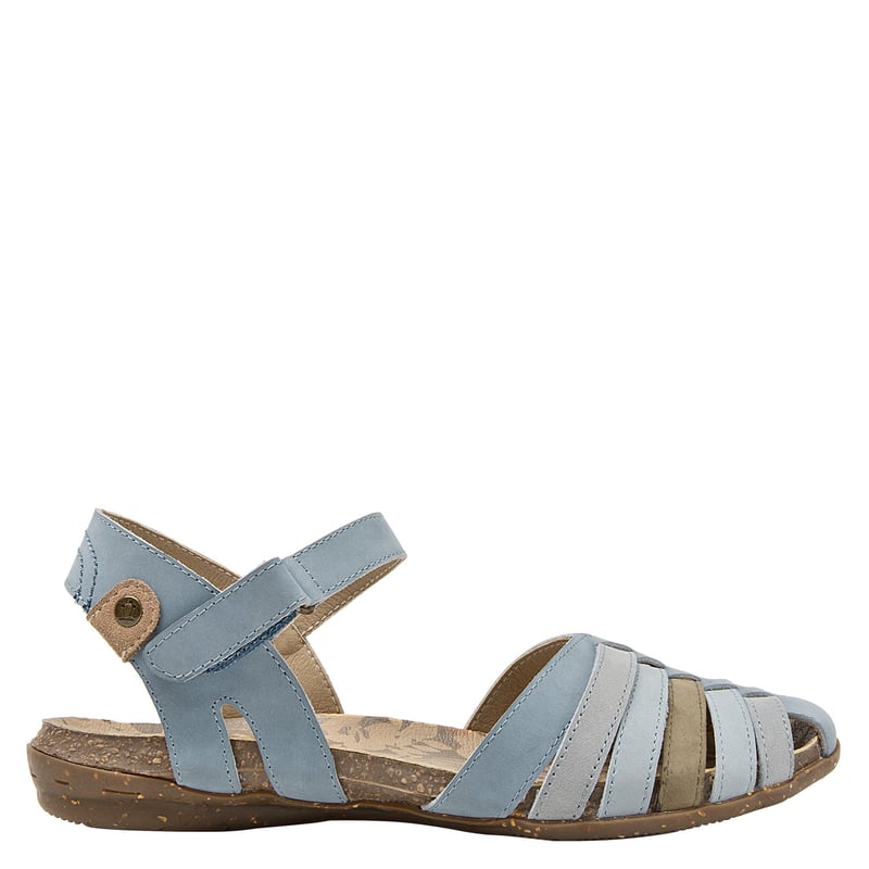 PANAMA JACK Sandalia Mujer Cuero Azul Panama Jack | falabella.com