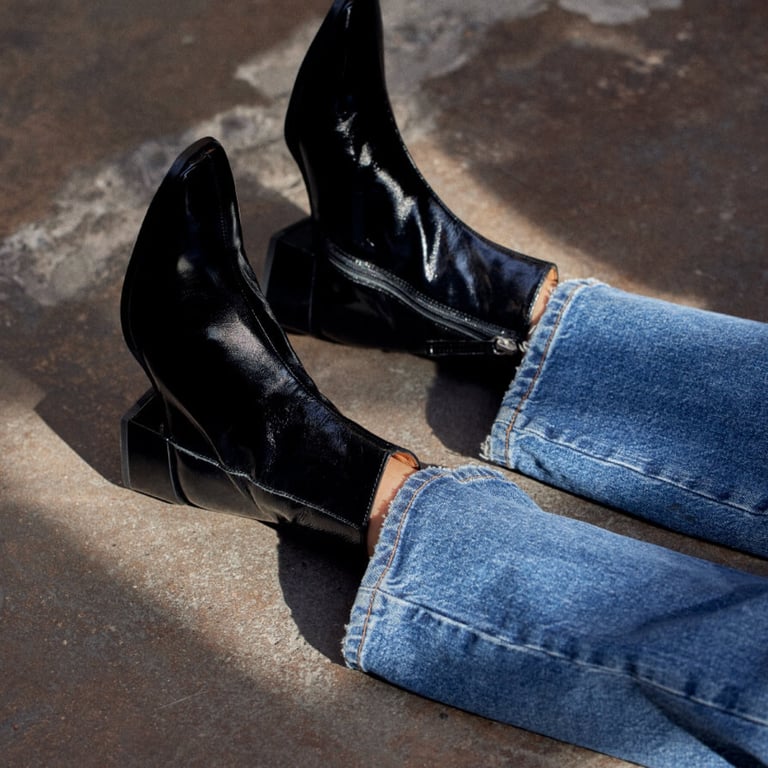 URCO Botín Mujer Cuero Negro Urco | falabella.com