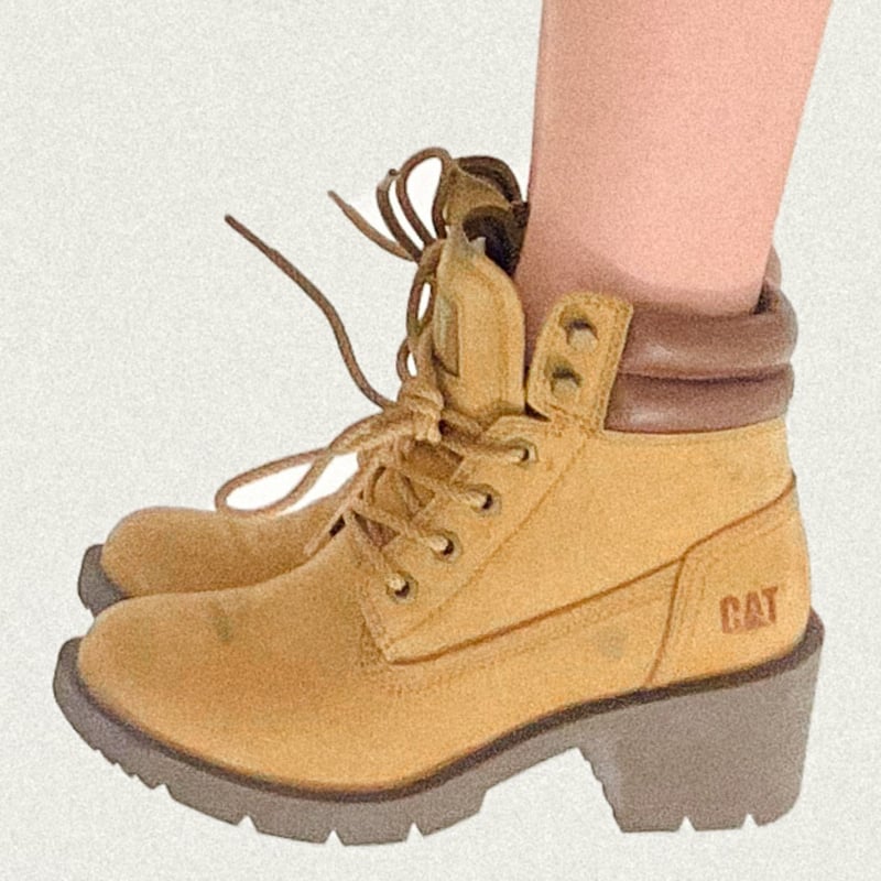 CAT Rewrite Botín Cuero Mujer Beige/Khaki Cat | falabella.com