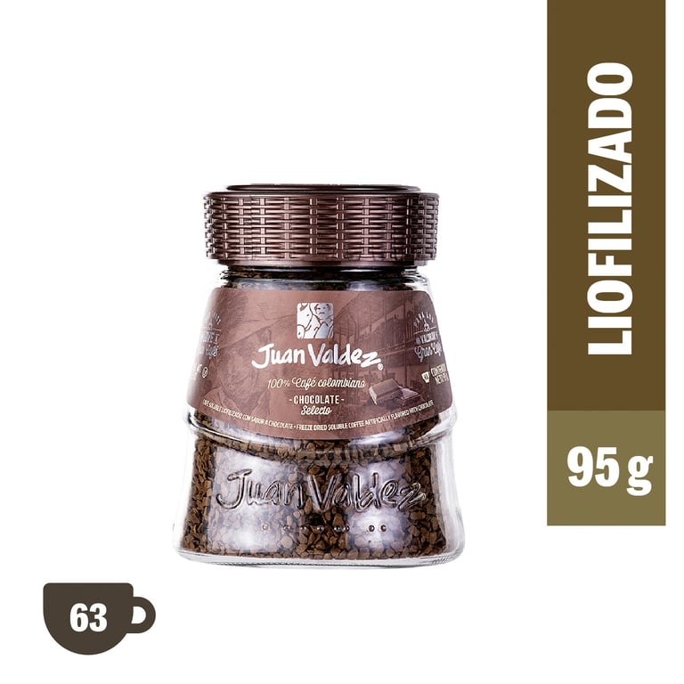 JUAN VALDEZ Café Soluble Liofilizado Chocolate 95 Gr Juan Valdez ...