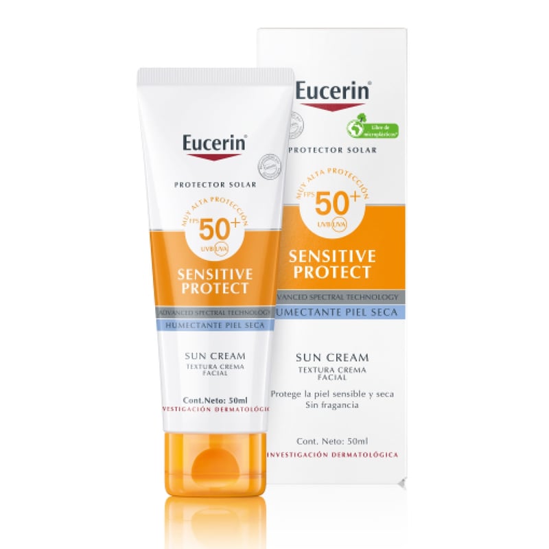 EUCERIN Protector Solar Facial Piel Seca FPS50 50 ml Eucerin ...