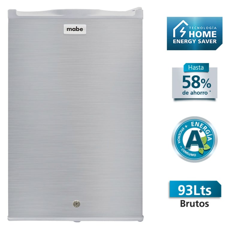 MABE Frigobar 93 Litros Plateado RMF04LRX0 Mabe | falabella.com