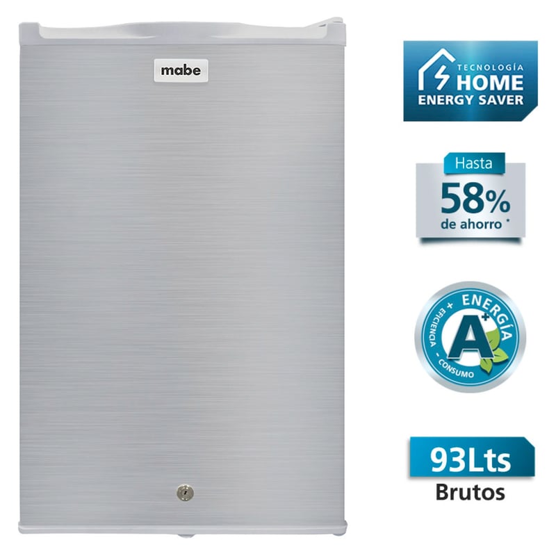MABE Frigobar 93 Litros Plateado RMF04LRX0 Mabe | falabella.com