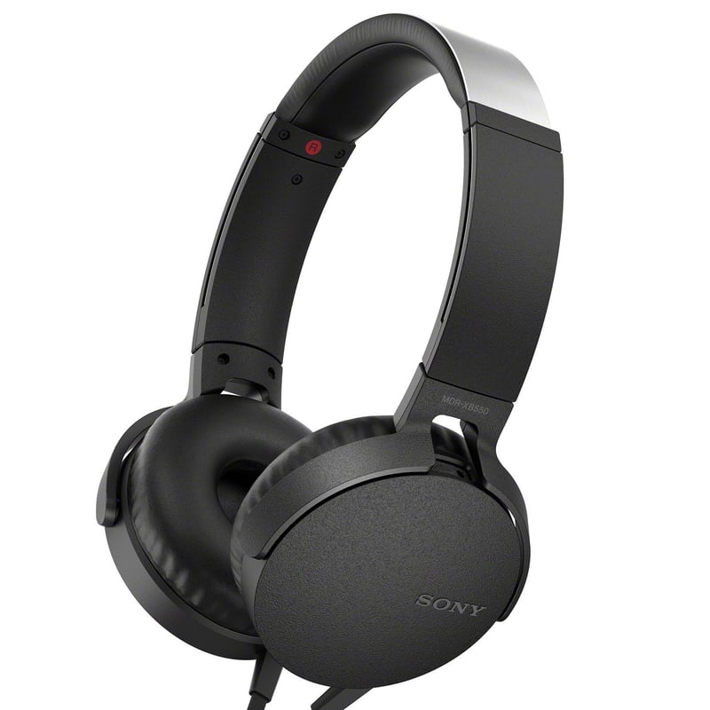 SONY AUDIFONOS MDR-XB550AP EXTRA BASS NEGRO | falabella.com