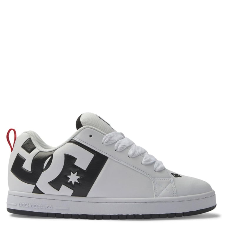 DC SHOES Ct Graffik Sq Wlk Zapatilla Urbana Cuero Hombre Blanco Dc ...