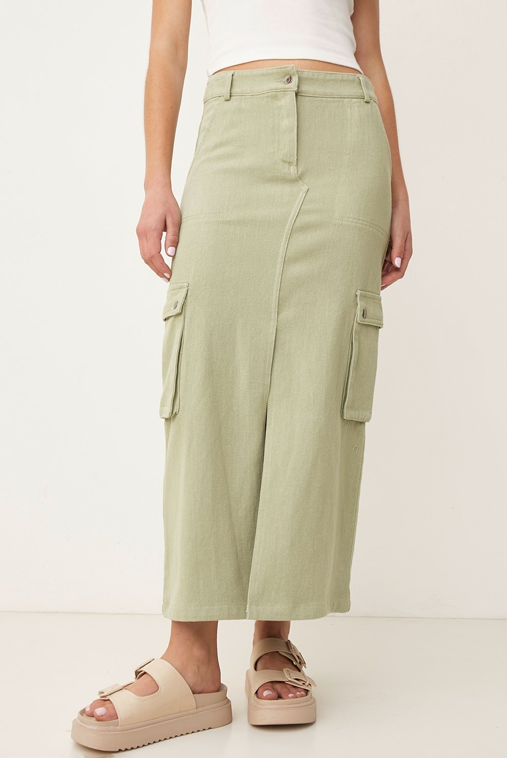 SYBILLA Falda Cargo Larga Mujer Sybilla | falabella.com