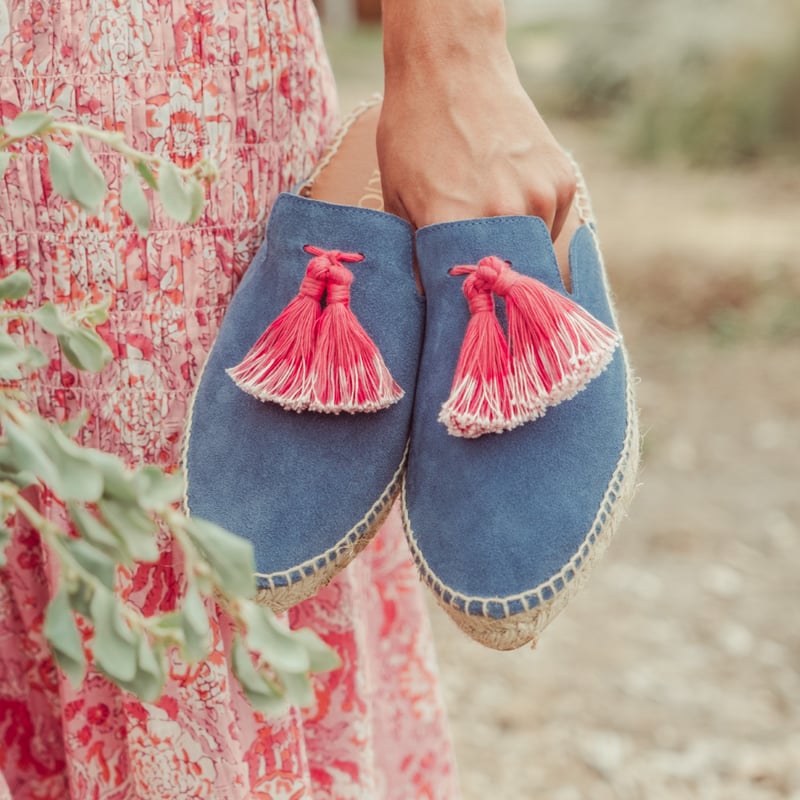 URCO Alpargata Mujer Cuero Azul Urco | falabella.com