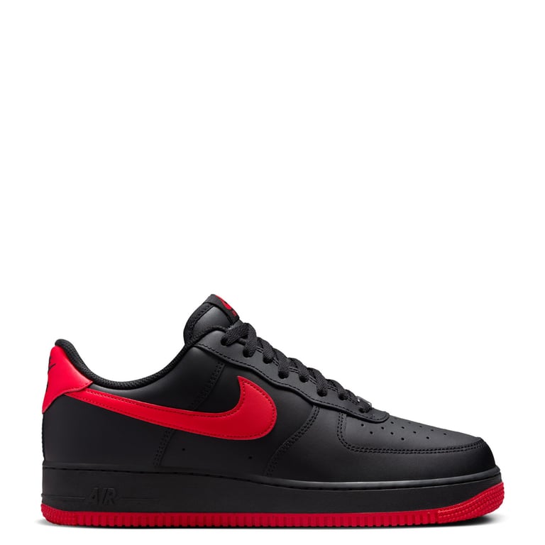 NIKE Air Force 1 07 Nike Zapatilla Urbana Hombre Cuero Rojo Nike ...