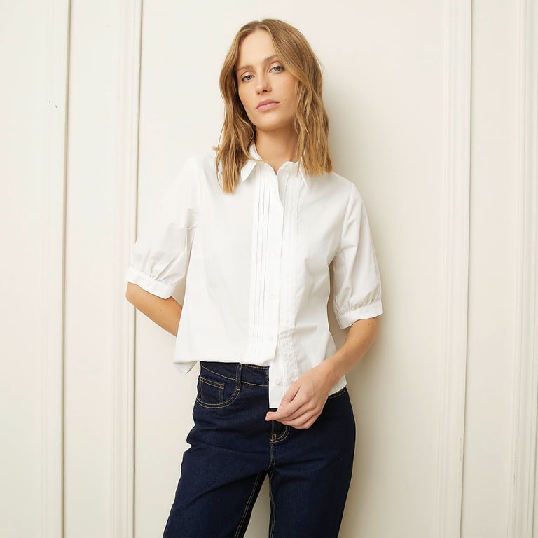 BASEMENT Blusa Manga Corta Algodón Mujer Basement | falabella.com