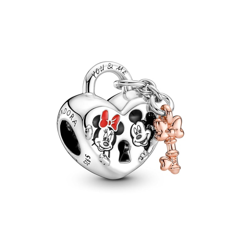 PANDORA Charm Candado Mickey y Minnie Mouse de Disney Mujer Pandora ...