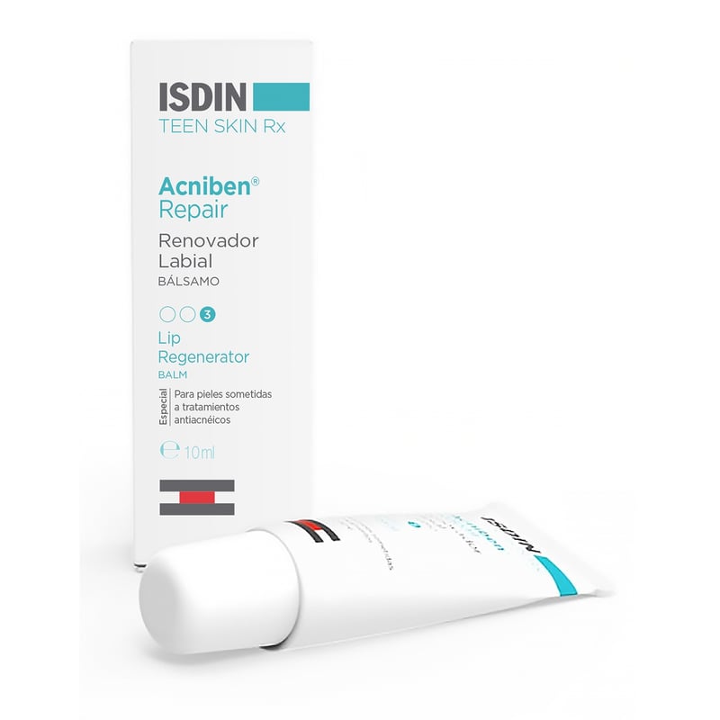 ISDIN Bálsamo Labial Acne Acniben Repair reparador Labial 10ml ISDIN ...