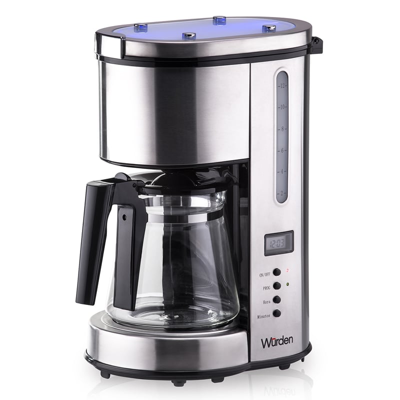 WURDEN Cafetera Programable con Filtro Permanente Wurden WCM-1.5SSDIG ...