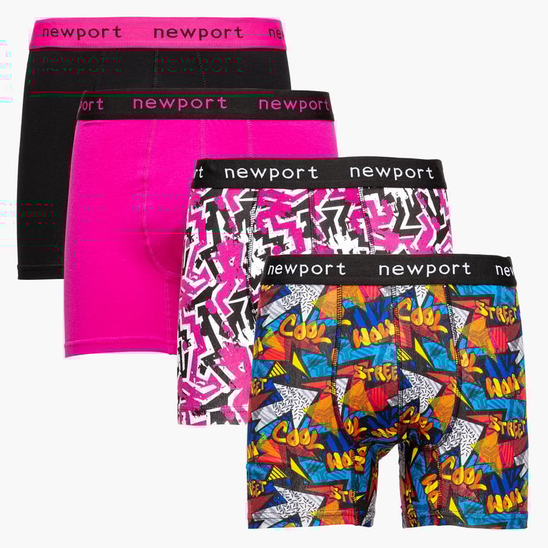 NEWPORT Pack De 4 Bóxer Algodón Hombre Newport | falabella.com