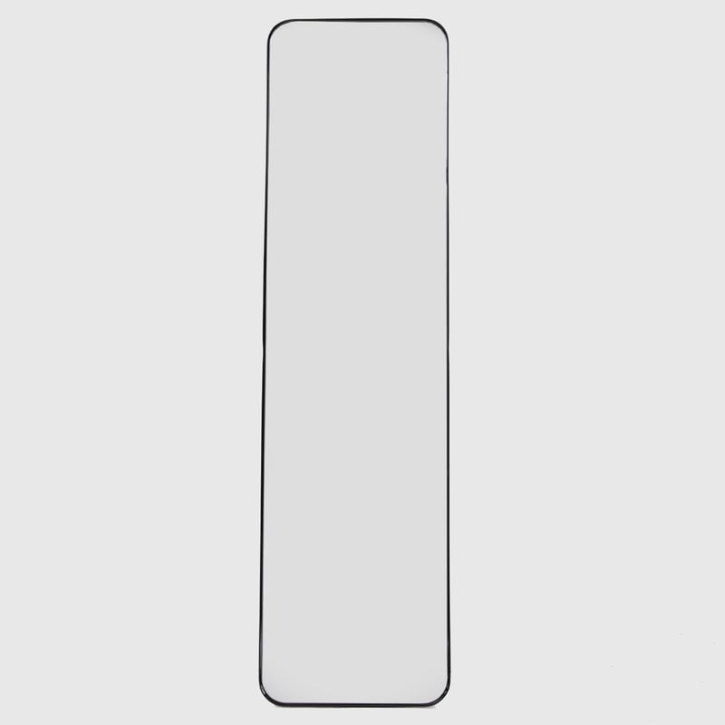 BASEMENT HOME Espejo De Pie Rectangular Metal Negro 150X40 Cm Basement ...