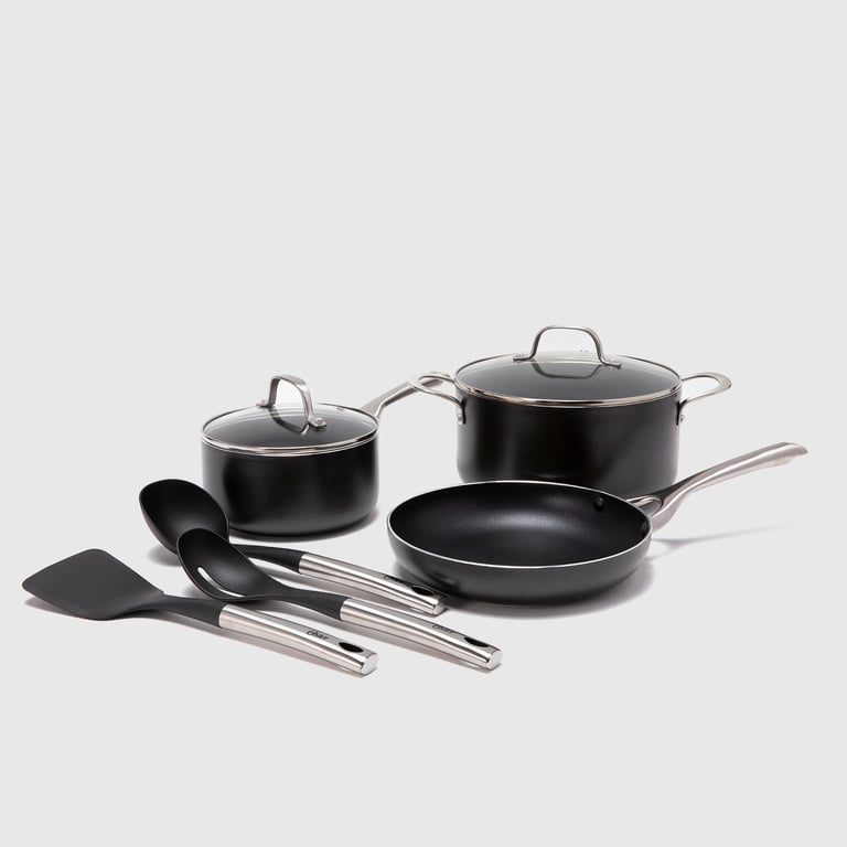 OSTER Batería de Cocina Antiadherente Palladium 8 Piezas Oster ...