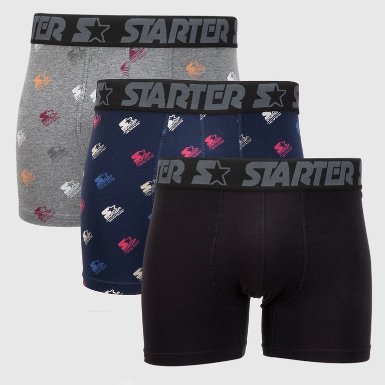 STARTER Pack de 3 Boxers Algodón Hombre Starter | falabella.com