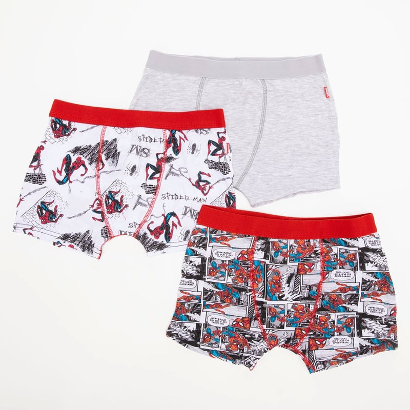 MARVEL Boxer Niño Pack De 3 Unidades Algodón Spider-Man | falabella.com