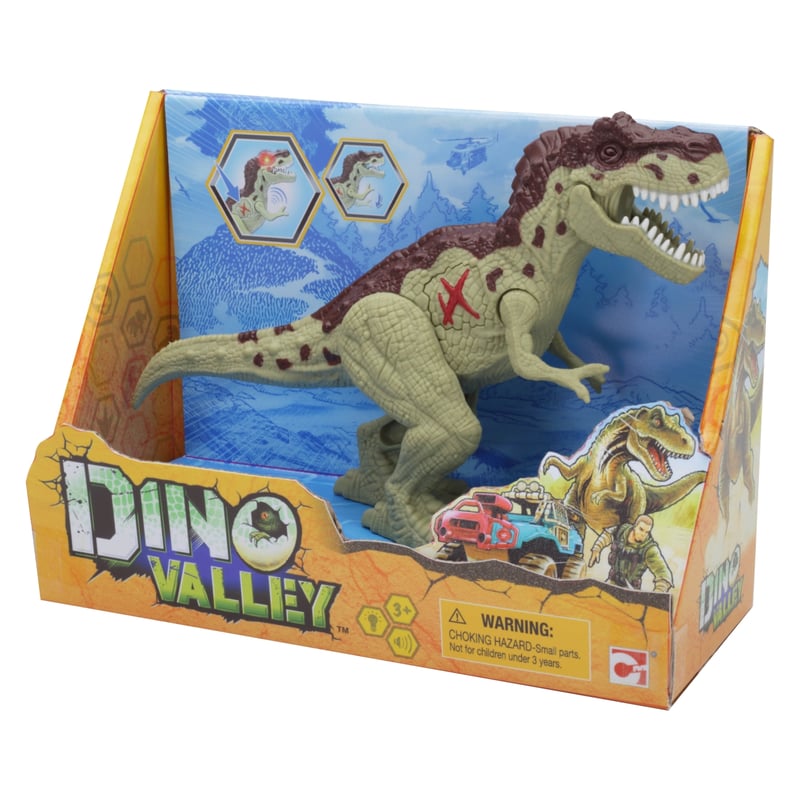 DINO VALLEY Dinosaurio Cafe 20 Cms Con Luz Y Sonido Dino Valley ...