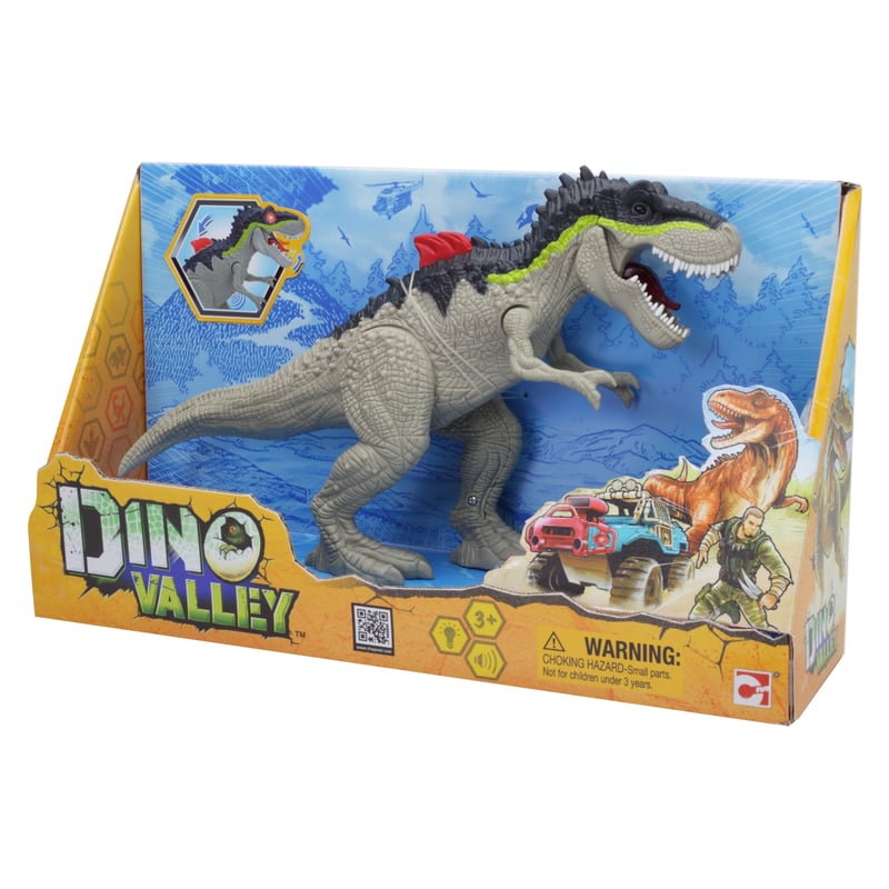 DINO VALLEY Dinosaurio Cafe 34 Cms Con Luz Y Sonido Dino Valley ...