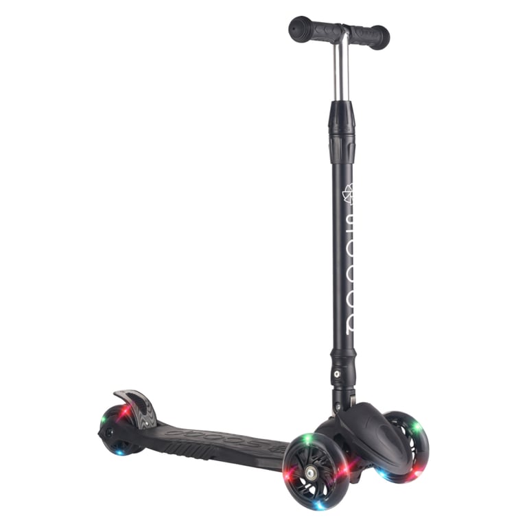 SCOOP Scooter 3 Ruedas Con Luz Fluor Negro Scoop | falabella.com
