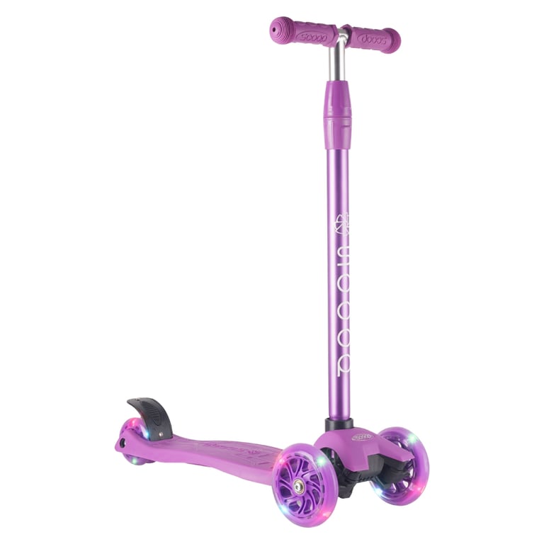 SCOOP Scooter 3 Ruedas M Con Luz Fluor Morado Scoop | falabella.com
