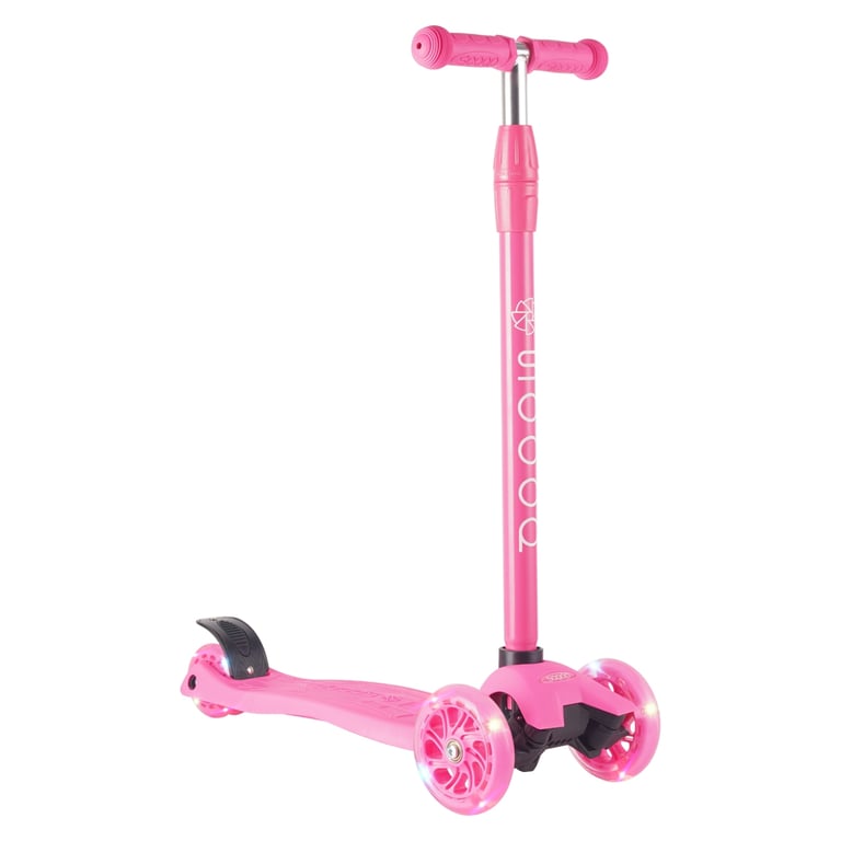 SCOOP Scooter Infantil 3 Ruedas Scoop Con Luces Rosado Fluor ...