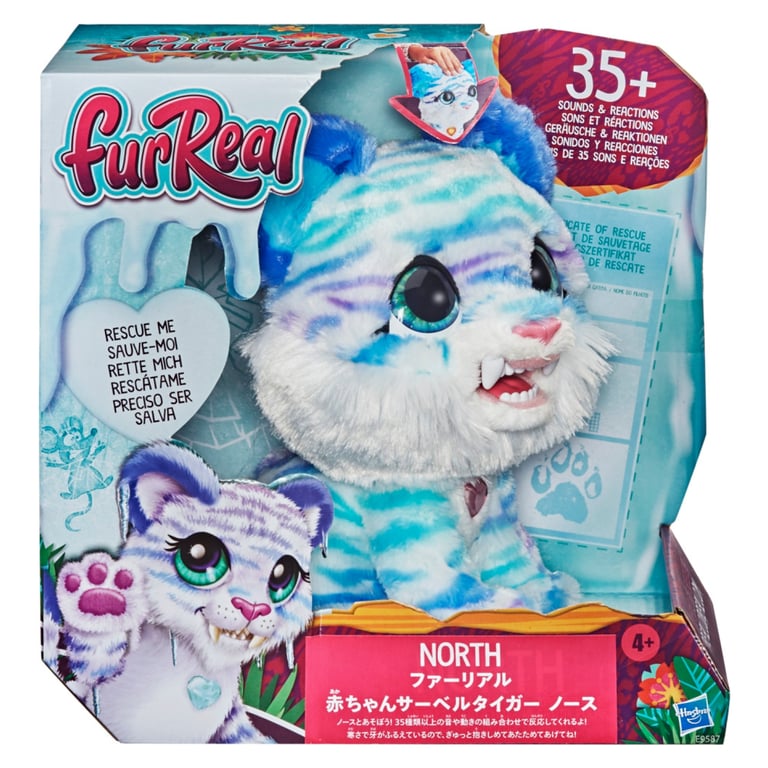 FURREAL FRIENDS Peluche Interactivo Sabertooth Kitty Furreal Friends ...