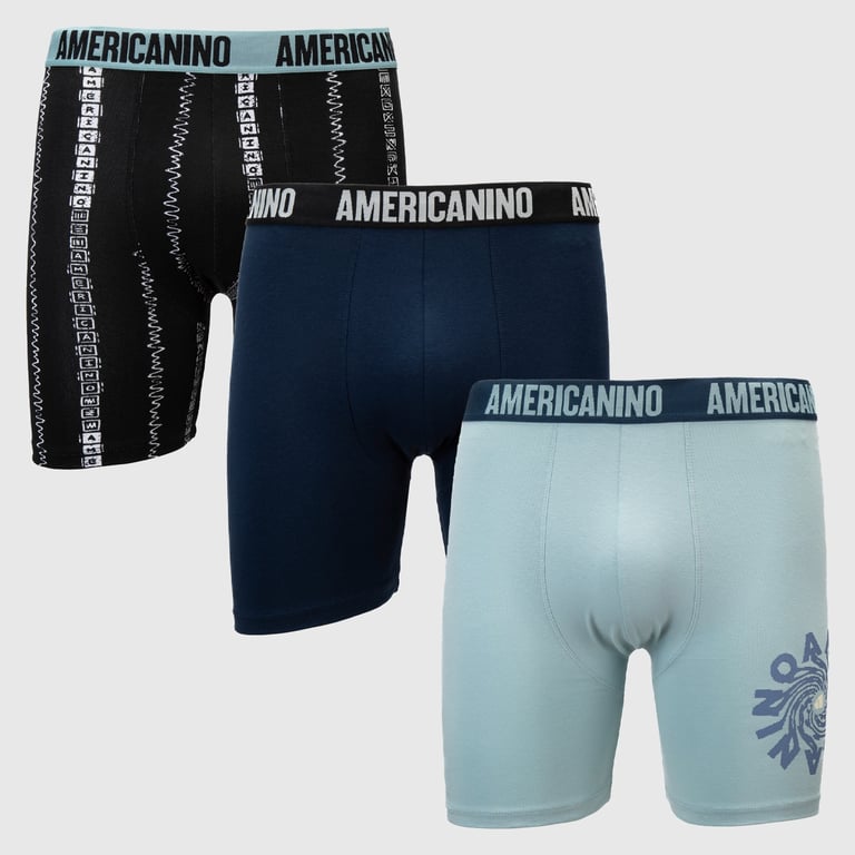 AMERICANINO Pack De 3 Boxers Algodón Orgánico Hombre Americanino ...