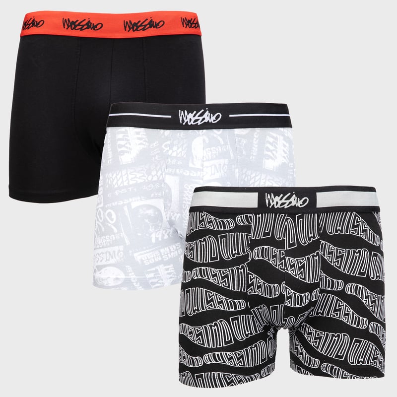 MOSSIMO Pack 3 Bóxer Tejido Algodón Hombre Mossimo | falabella.com