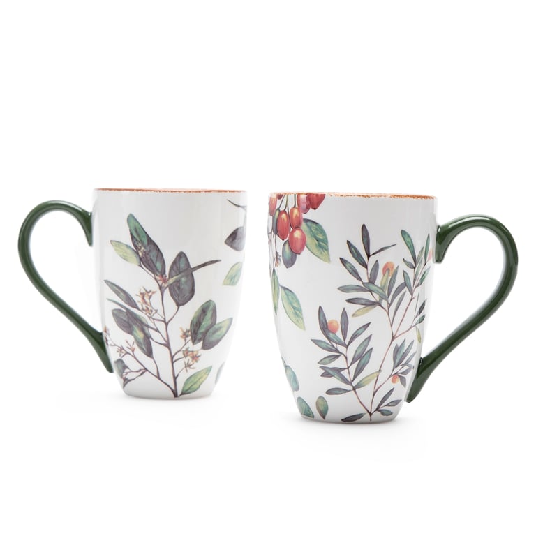 ROBERTA ALLEN Set 2 Mugs Taza Fruits Roberta Allen | falabella.com