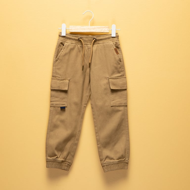 YAMP Pantalón Niño Algodón Cargo Cintura Elásticada Yamp | falabella.com