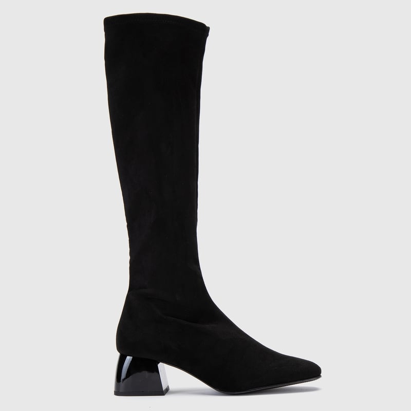 MISS ELASTIC Bota Mujer Negro Miss Elastic | falabella.com