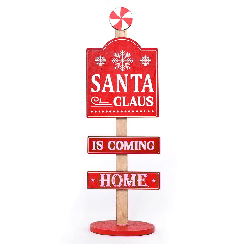 MICA Letrero Santa 38X12X11 Cm Mica | falabella.com