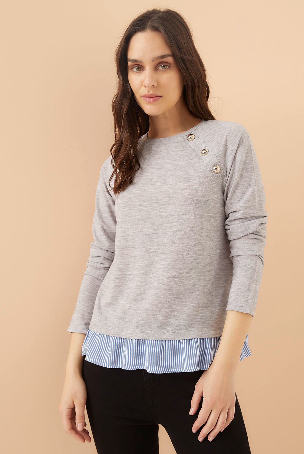 ELLE Sweater Manga Larga Mujer Elle | falabella.com