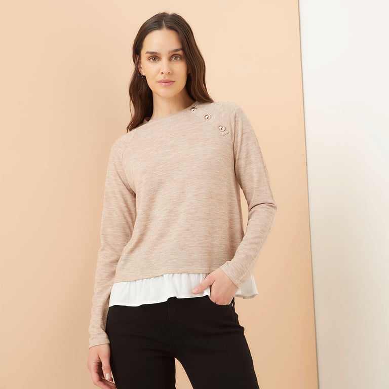 ELLE Sweater Manga Larga Mujer Elle | falabella.com