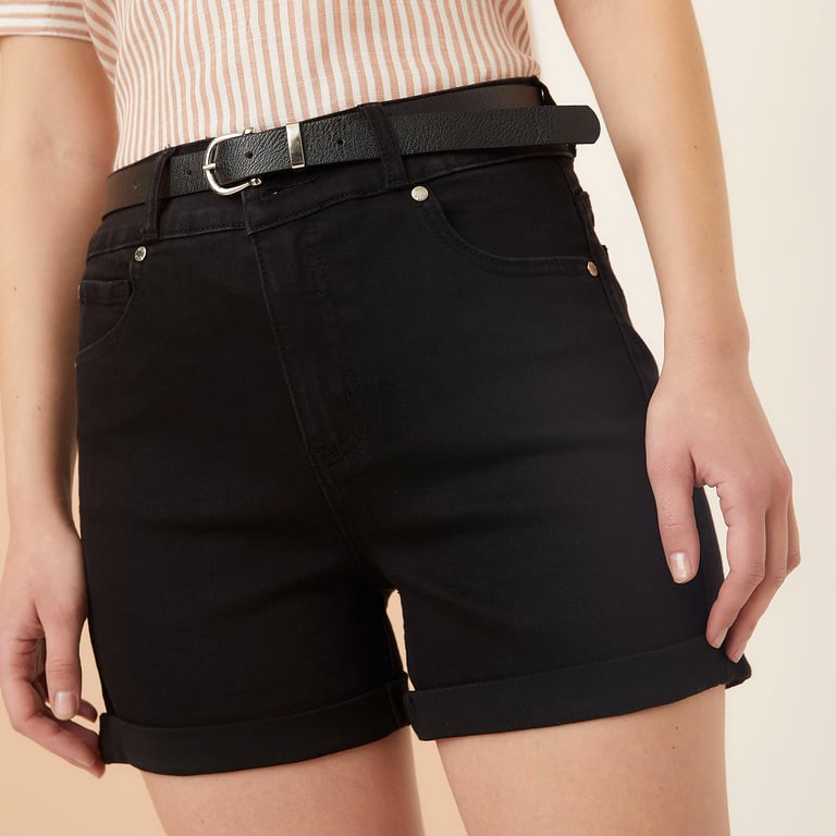 ELLE Shorts de Denim de Algodón para Mujer Elle | falabella.com
