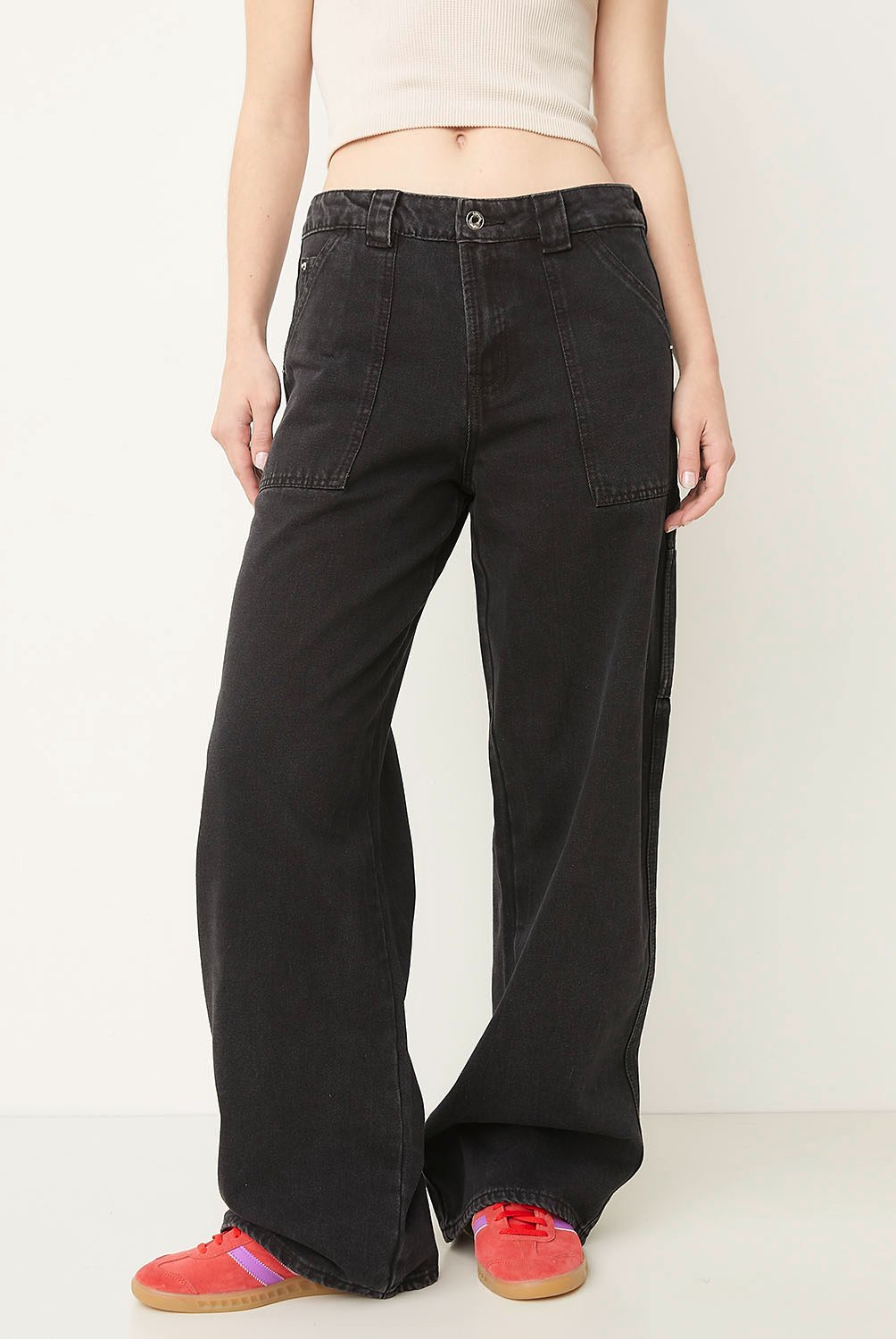 SYBILLA Jeans Loose Fit Tiro Medio Mujer Sybilla Algodón | falabella.com