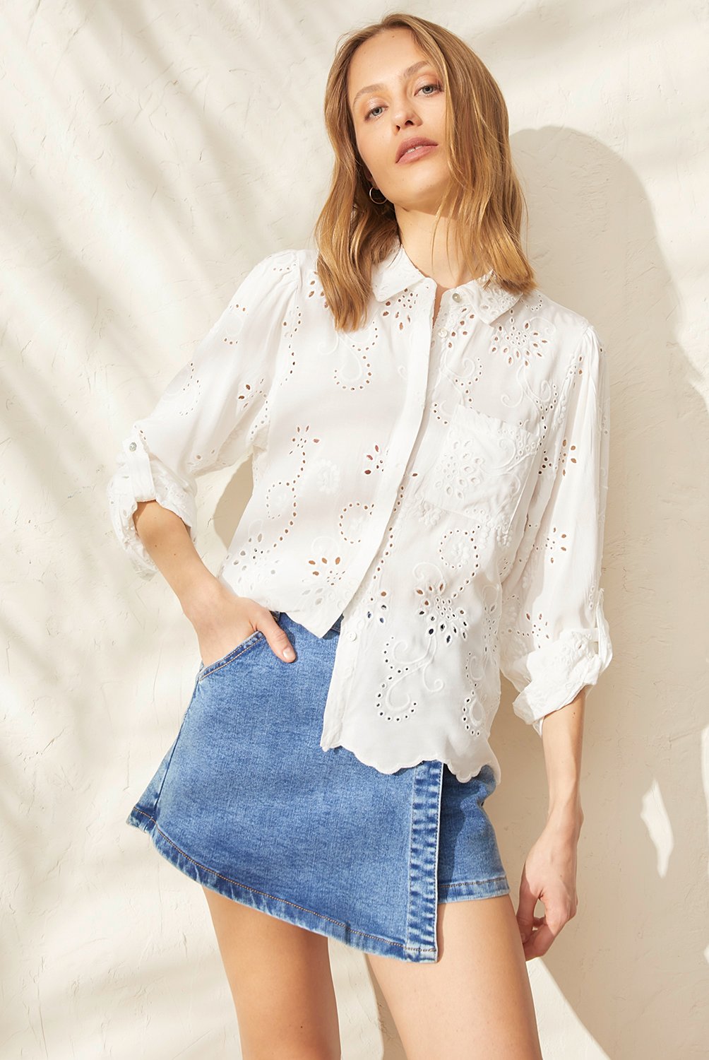 BASEMENT Blusa Manga Larga Mujer Basement | falabella.com