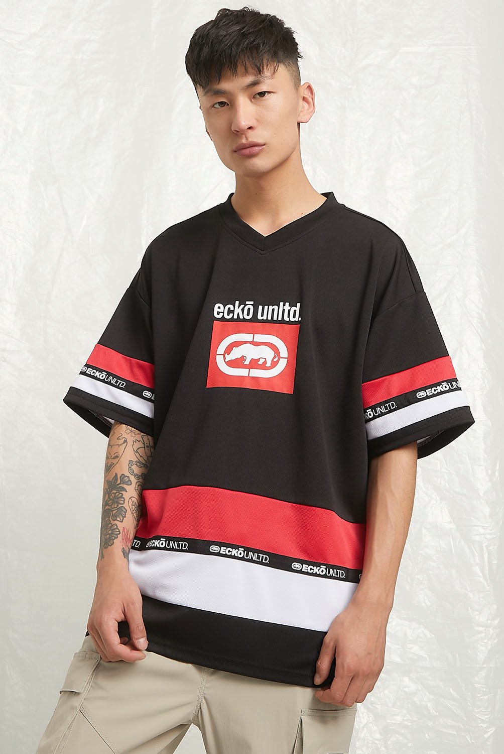 ECKO Polera Manga Corta Oversize Mesh Hombre Ecko | falabella.com