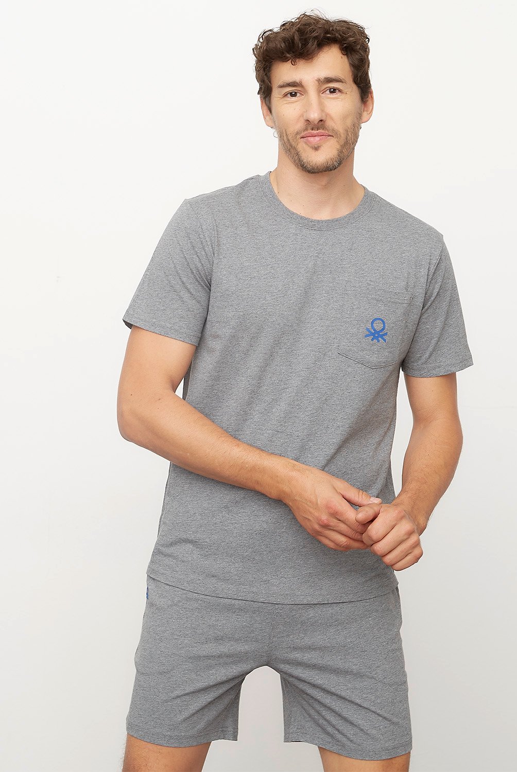 BENETTON Pijama Corto Hombre Benetton | falabella.com