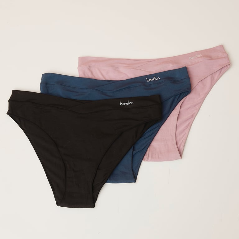 BENETTON Pack De 3 Calzones Colaless Mujer Benetton | falabella.com