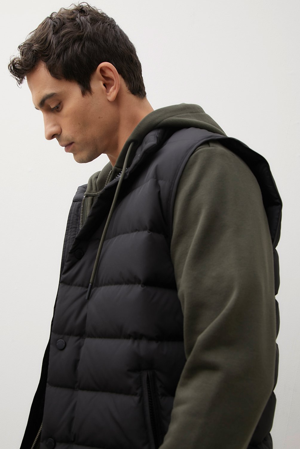 WOLF&HANK Chaleco Wolf&Hank Plumón De Pato Hombre Sin Mangas ...