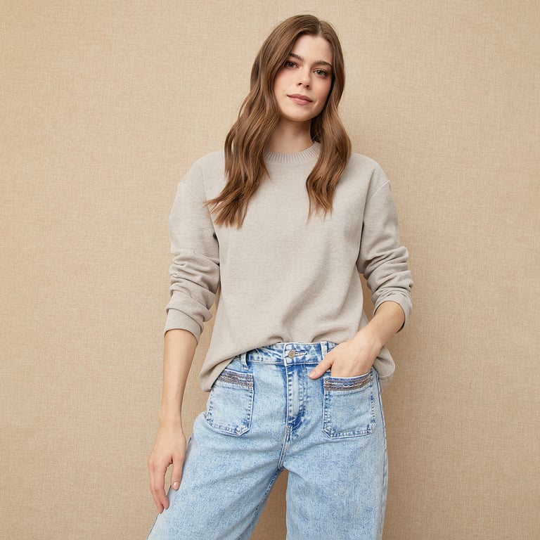 UNIVERSITY CLUB Sweater University Club Algodón Mujer Manga Larga ...