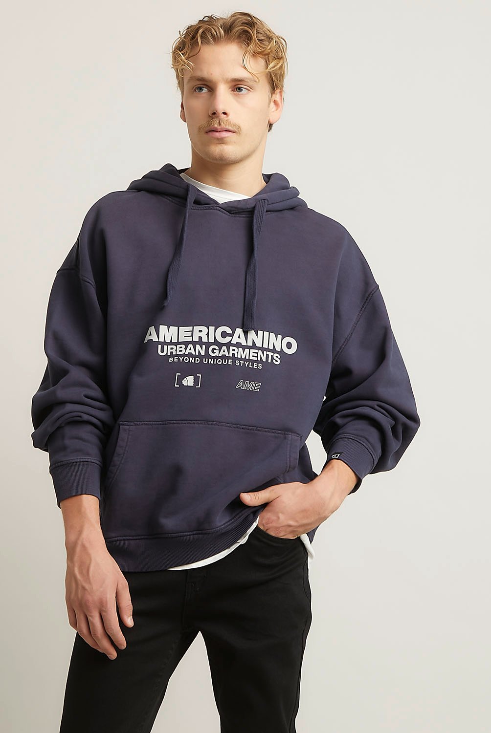 AMERICANINO Polerón Americanino Canguro Algodón Manga Larga Hombre | falabella.com