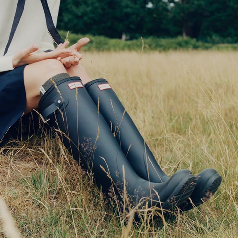 HUNTER Bota de Agua Mujer Aislante Negra Matte Hunter | falabella.com