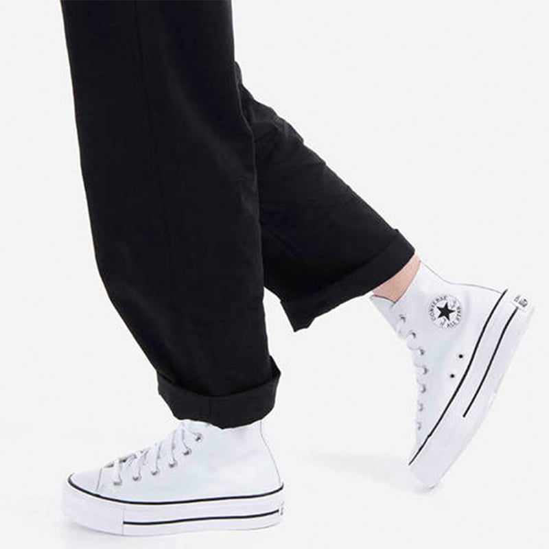 CONVERSE Chuck Taylor All Star Lift Zapatilla Urbana Mujer Cuero Blanco ...