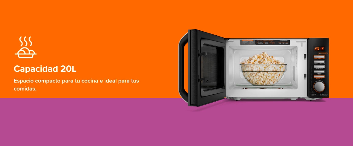 MADEMSA Microondas Digital MM20FBH 20 litros Mademsa | falabella.com