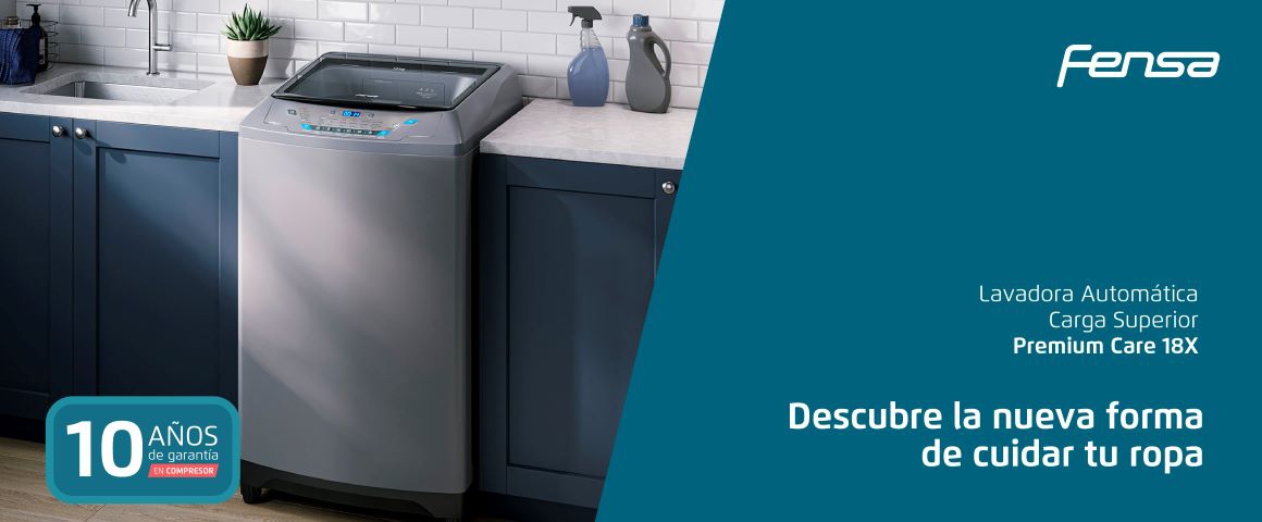 FENSA Lavadora Automática Superior 18 Kg Premium Care Pr Fensa ...