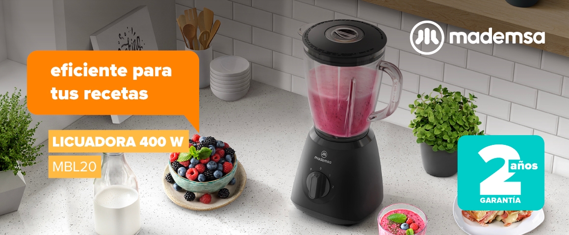 MADEMSA Licuadora 1.5 L MBL20 Negro Mademsa | falabella.com