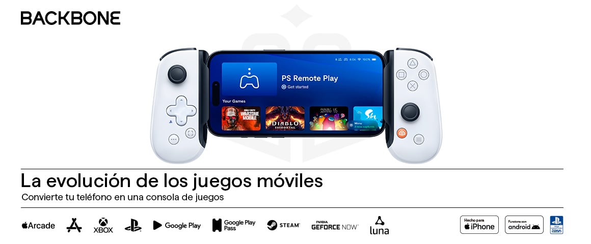 BACKBONE Backbone One Gen 2 Negro Conexión Lightning IOS | falabella.com